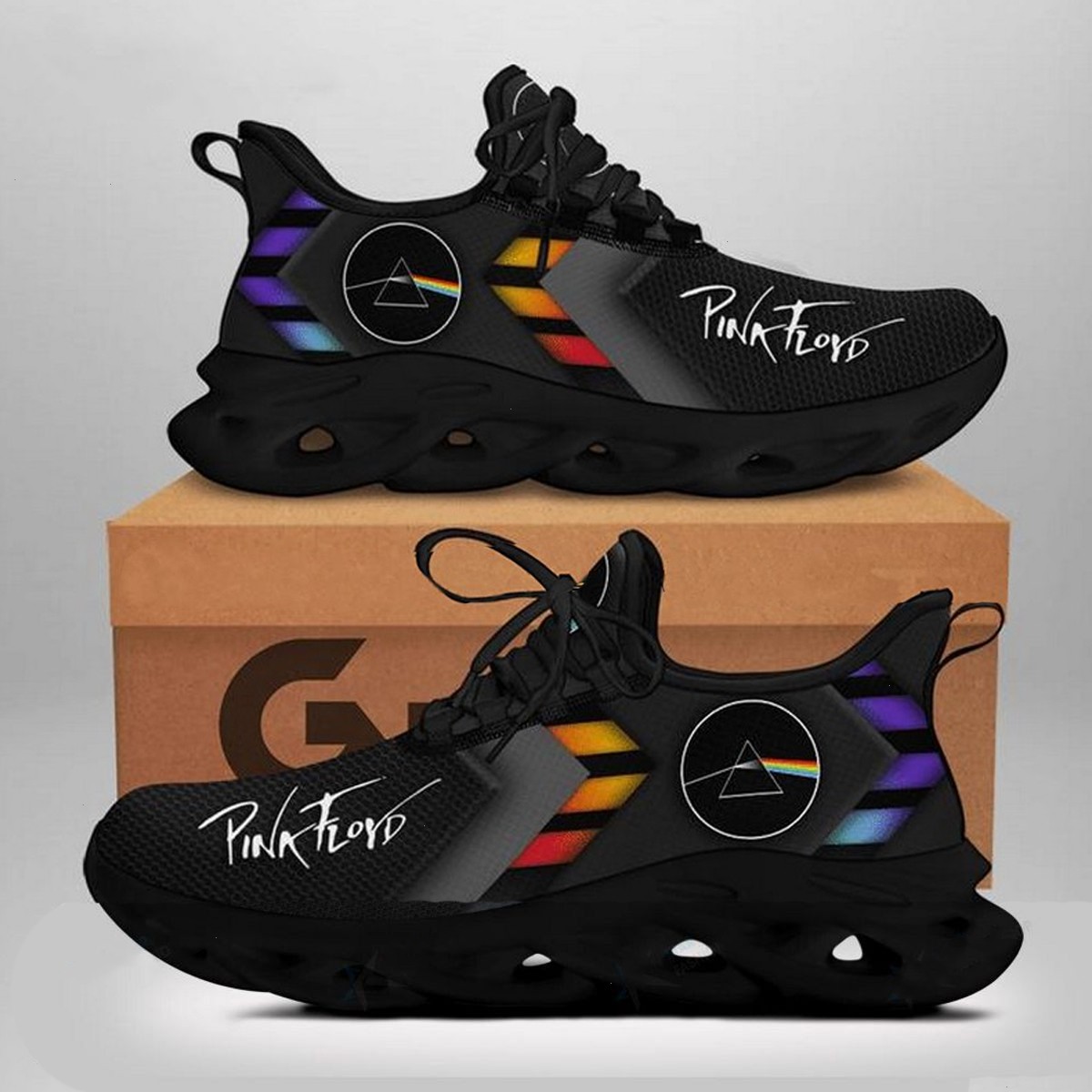 Pink Floyd Black Shoes Max Soul - SneakerMin